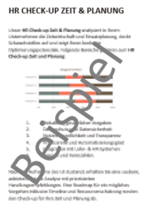 Check-Up Zeit und Planung - HR & Time